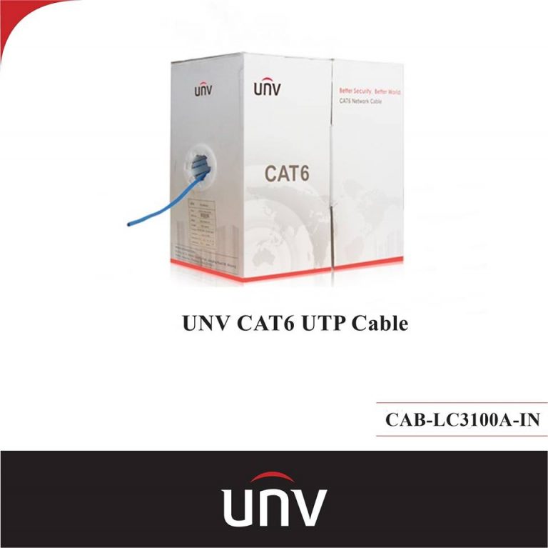 Network Cable - UNV CAT6 UTP Cable - Zane Wave Security Systems